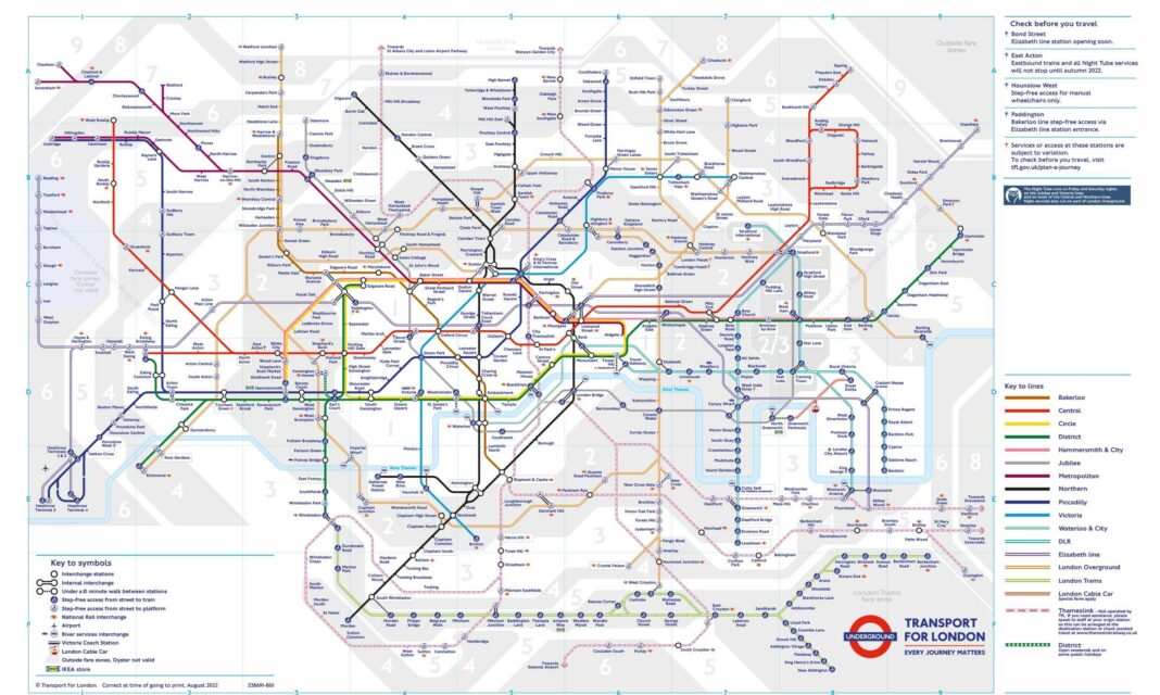 Come funziona la metro a Londra? Mappa e guida all'utilizzo